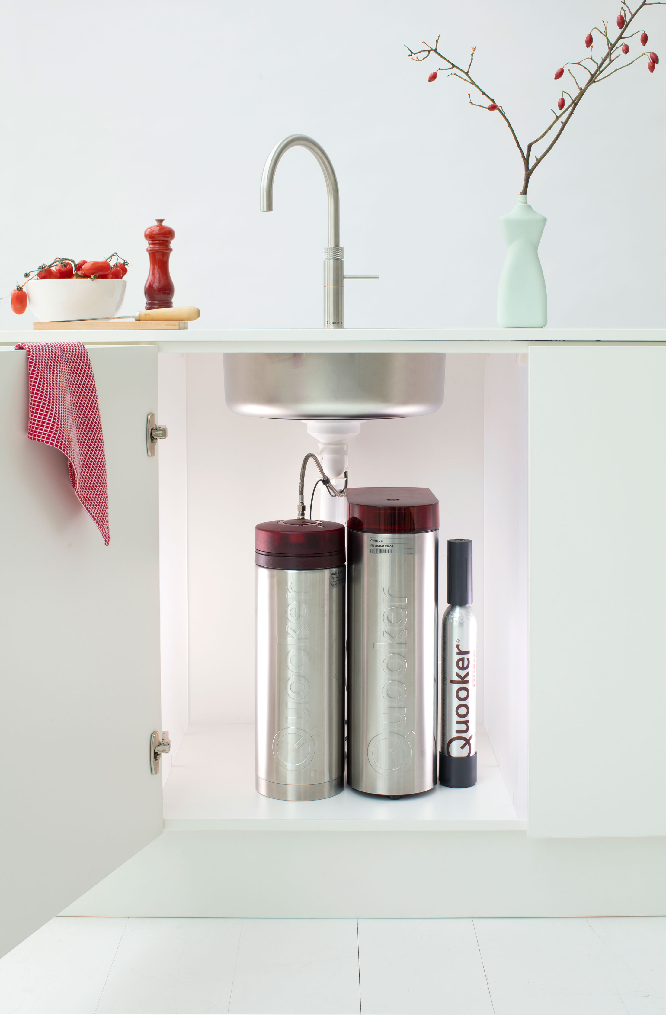 Gekoeld en bruisend water met de Quooker CUBE