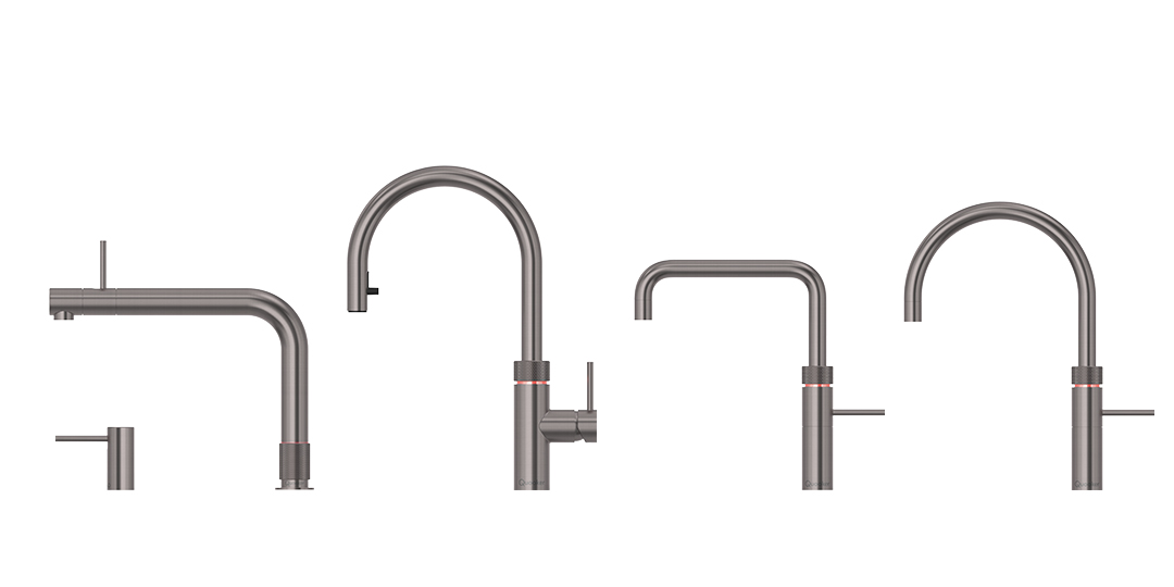 Gunmetal kokendwaterkraan van Quooker - de nieuwste finish